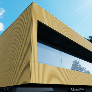 WPC WEO60 cladding Red Cedar 3,3x17x390cm (wb 14cm) | Snoei Tuinmaterialen